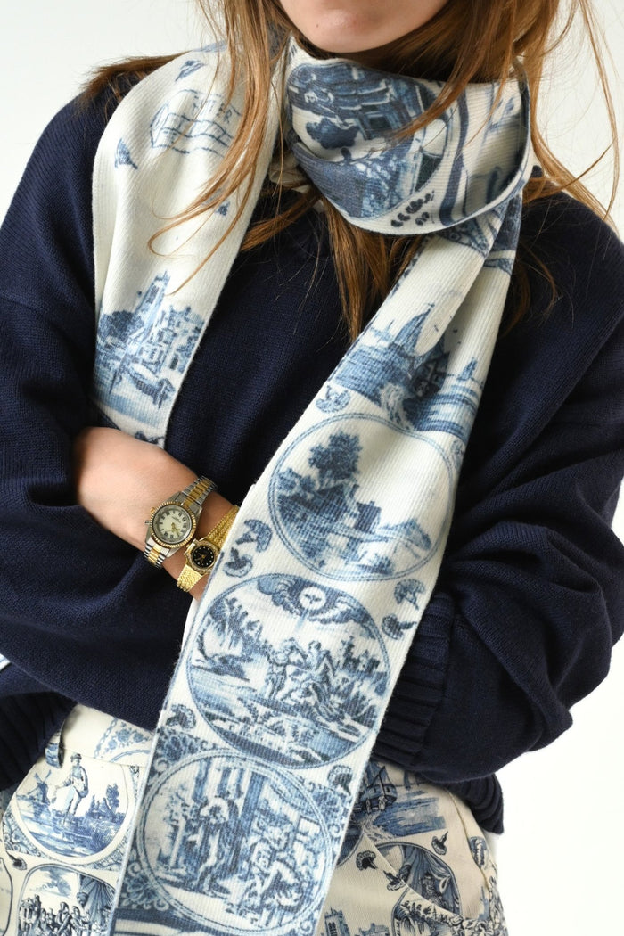 Delft Knit Scarf